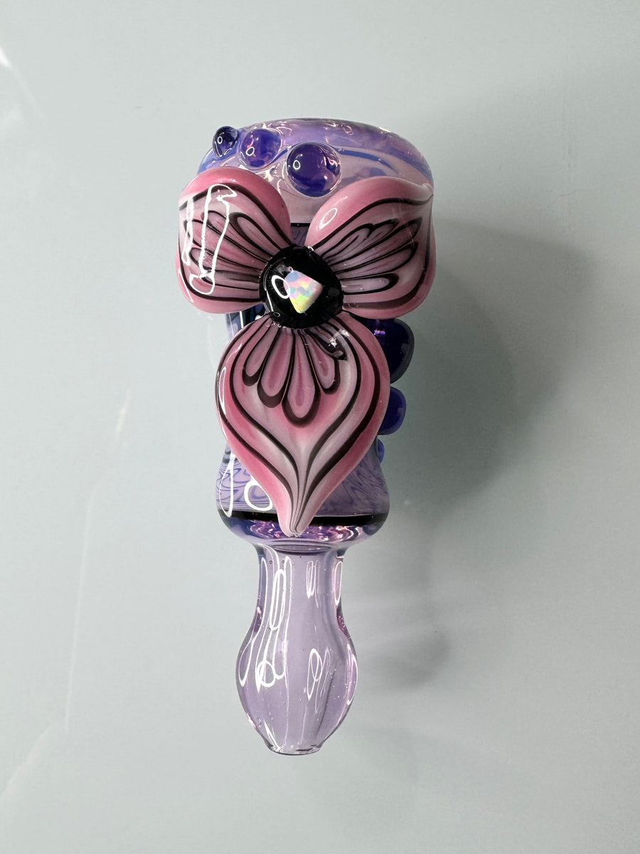 Pink Chillum – Blossom Glass Art
